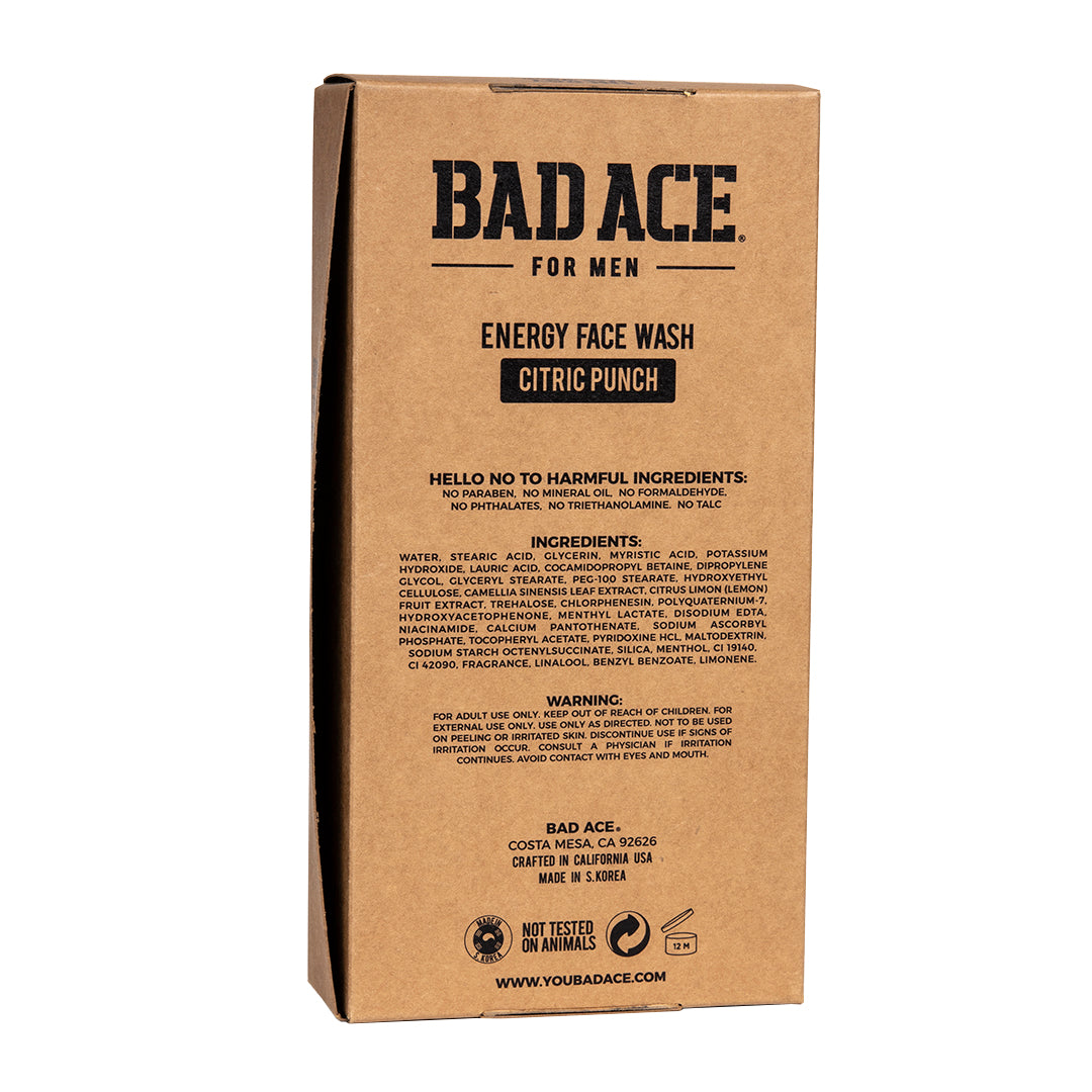 ENERGY VITAMIN FACE WASH – BAD ACE